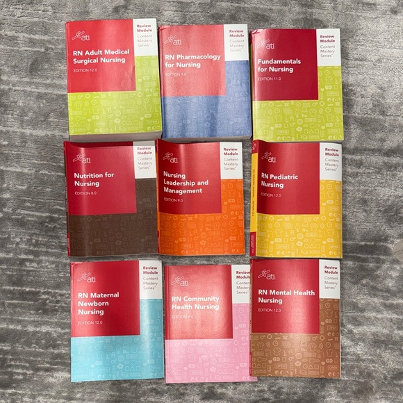 Ati | Office | Ati Nursing Review Book Set | Poshmark